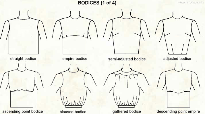 Bodices (Visual Dictionary) - Didactalia: material educativo